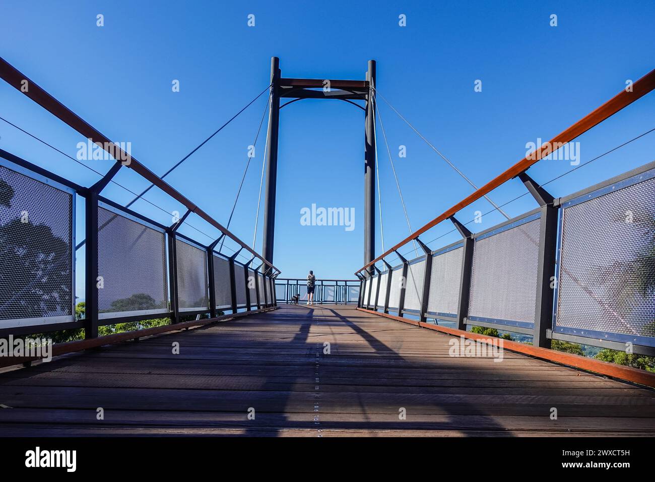 Australian lookout forest sky pier hi-res stock photography and images ...