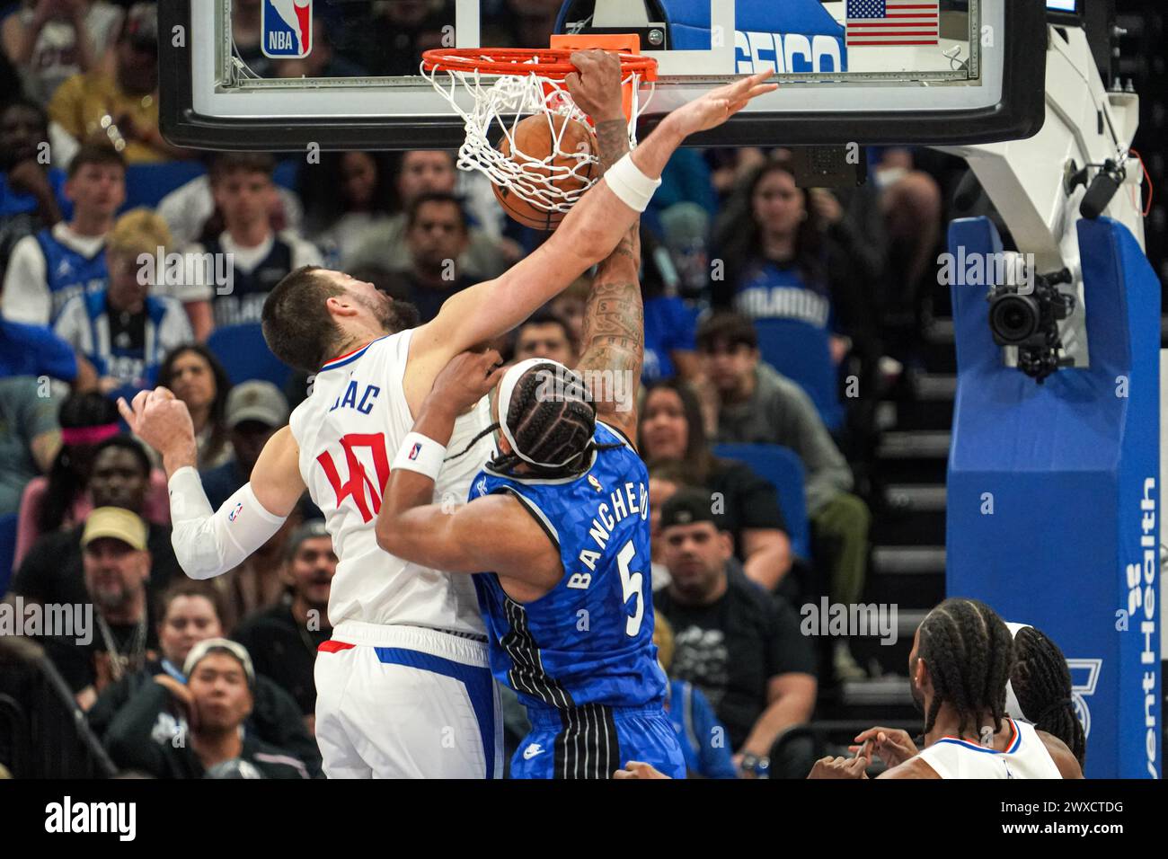 Orlando, Florida, USA, March 29, 2024, Orlando Magic forward Paolo ...