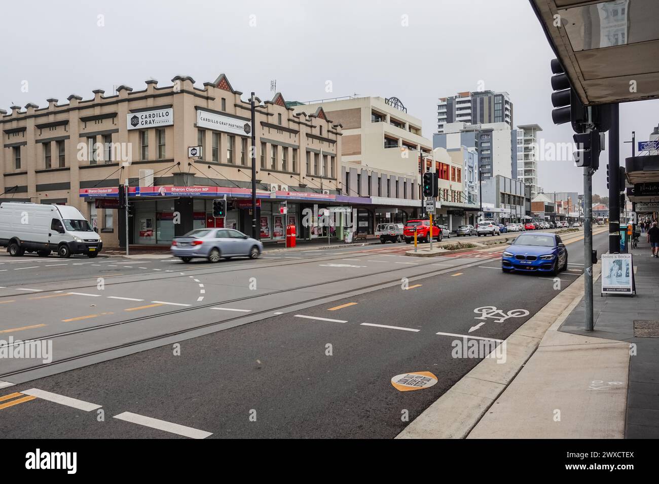 Street scene in newcastle hi-res stock photography and images - Alamy