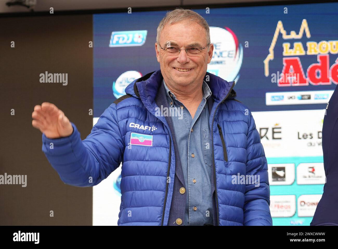 French former cyclist Bernard Hinault during the Route Adelie de Vitré ...