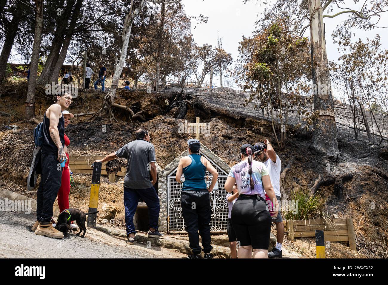 Medellin, Colombia. 29th Mar, 2024. People take part during the Good ...
