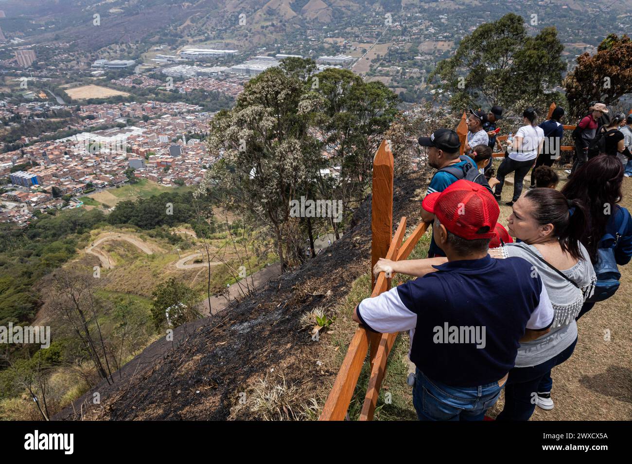 Medellin, Colombia. 29th Mar, 2024. People take part during the Good ...