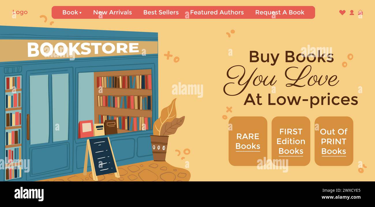 Bookstore variety Stock Vector Images - Alamy