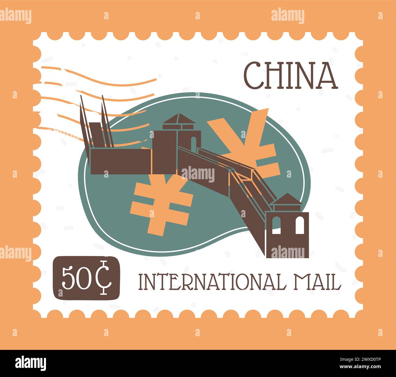 Mailbox china Stock Vector Images - Alamy