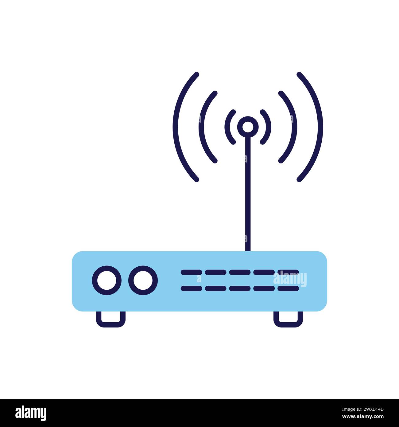 Router related vector icon. Isolated on white background. Vector ...