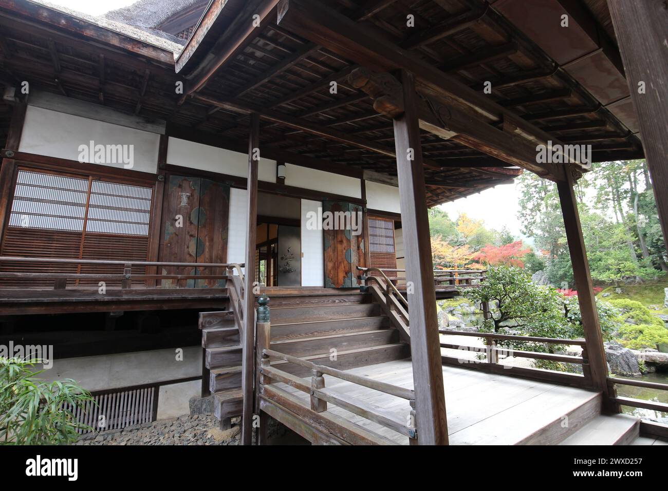 Inside of Daigoji Temple Sanbo-in in Kyoto, Japan Stock Photo - Alamy