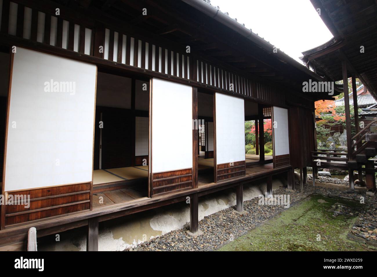 Inside of Daigoji Temple Sanbo-in in Kyoto, Japan Stock Photo - Alamy