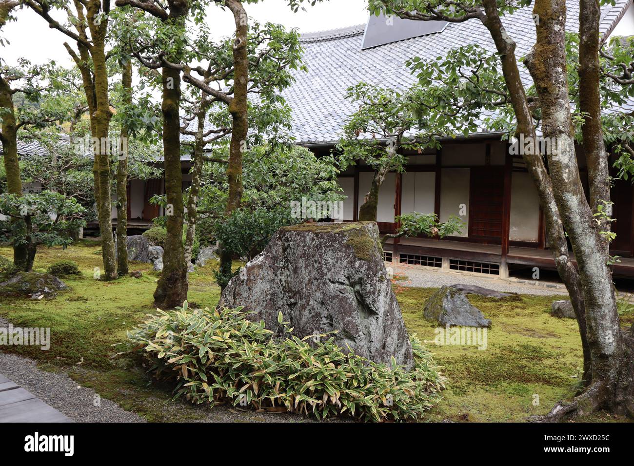 Inside of Daigoji Temple Sanbo-in in Kyoto, Japan Stock Photo - Alamy