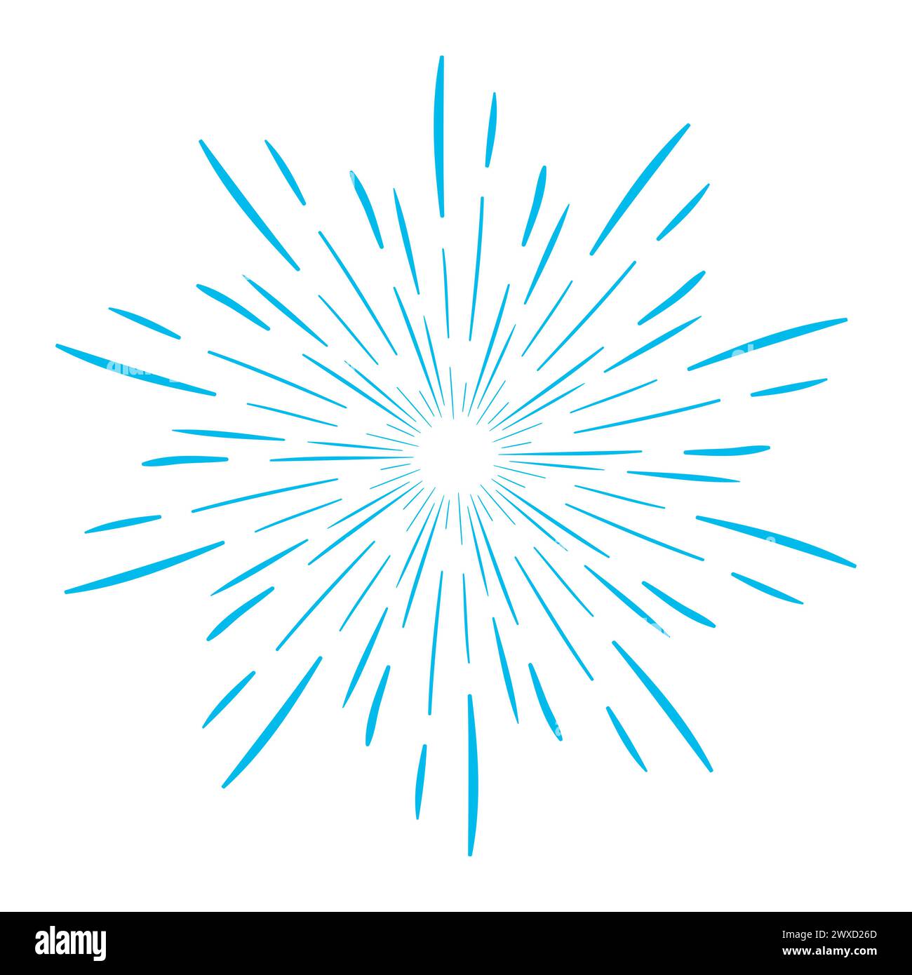 Blue Fireworks Sparkle Vector Illustration Stock Vector Image & Art - Alamy
