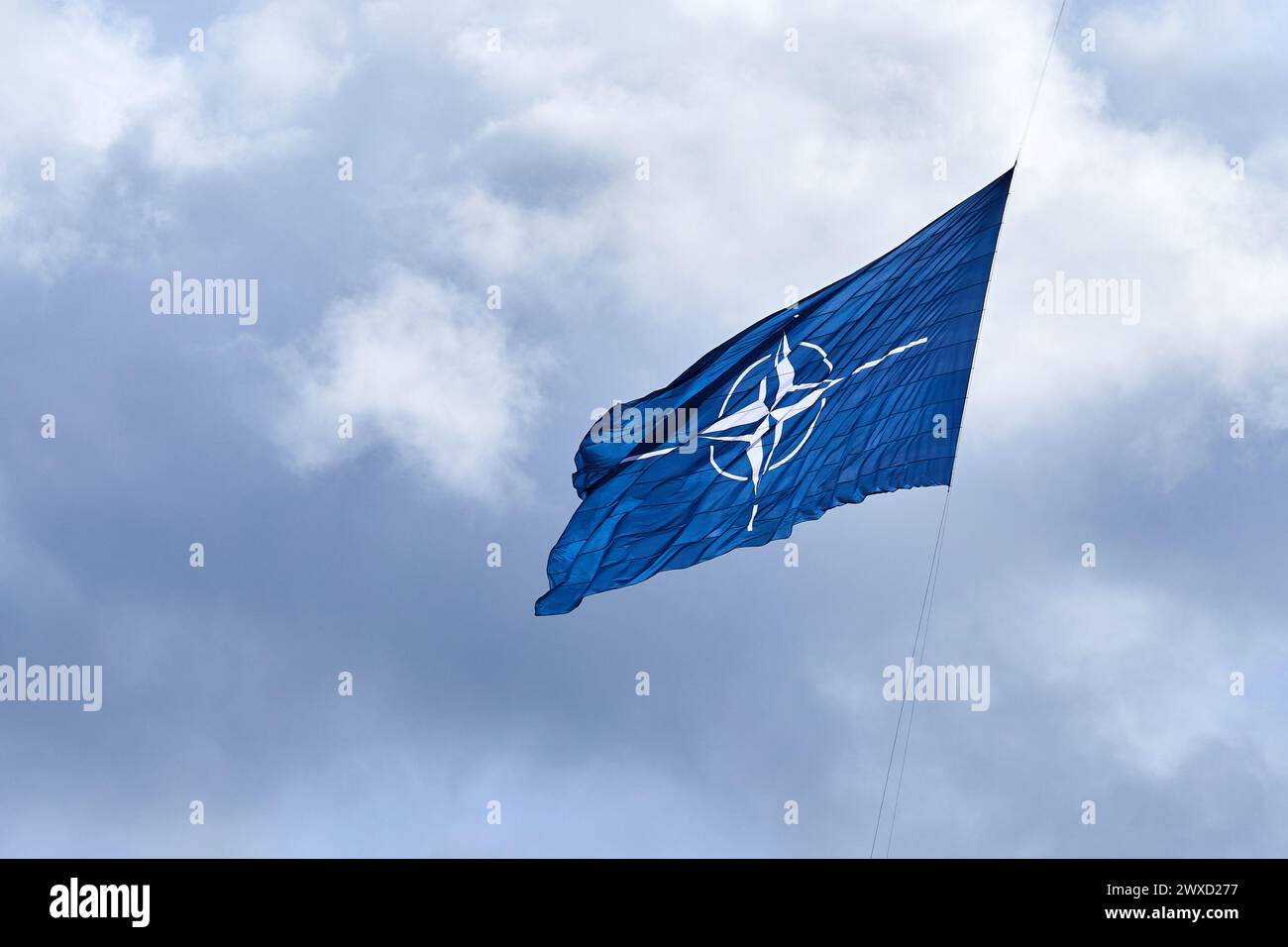 Nato member countries flags hi-res stock photography and images - Alamy