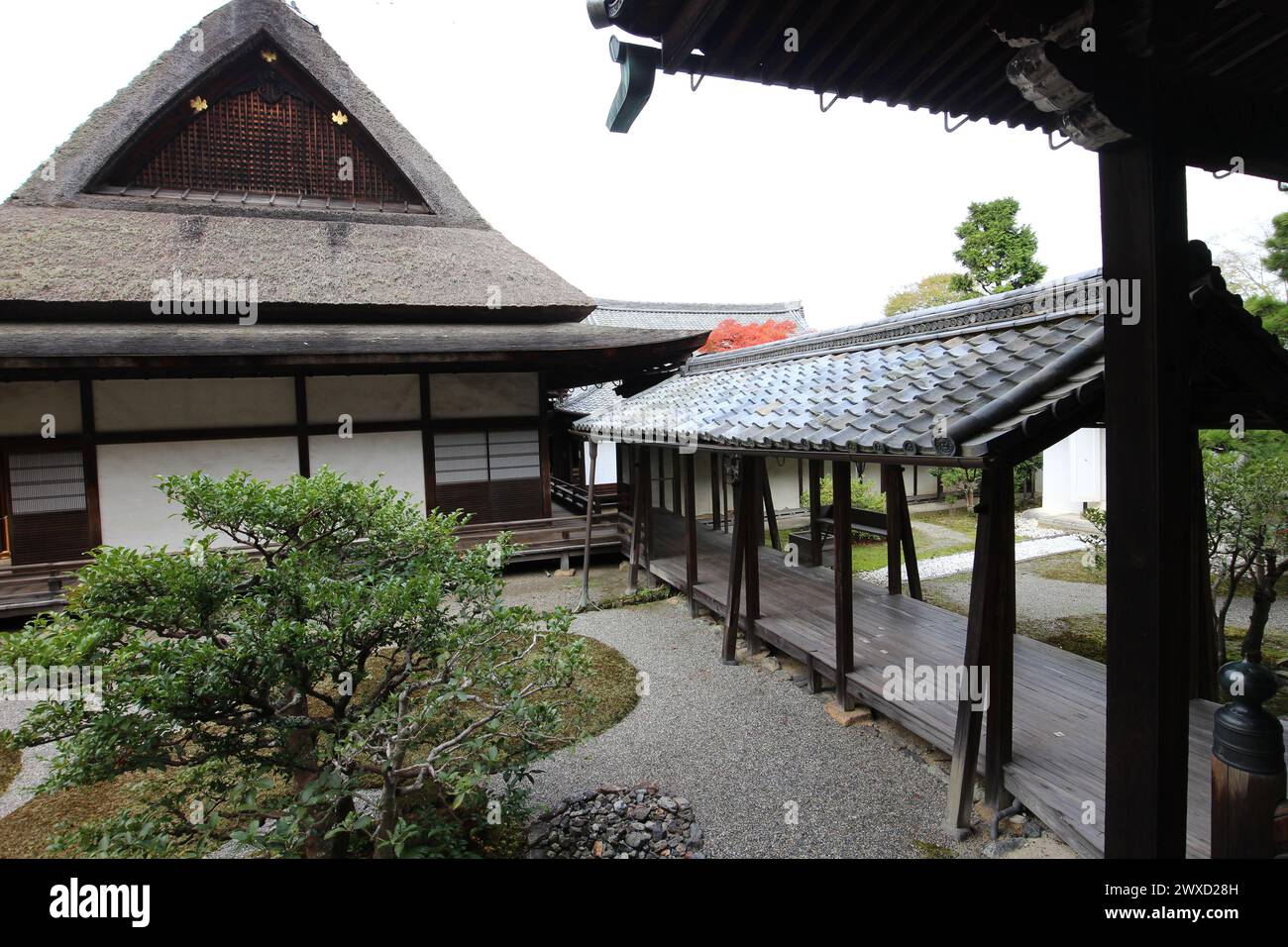 Inside of Daigoji Temple Sanbo-in in Kyoto, Japan Stock Photo - Alamy