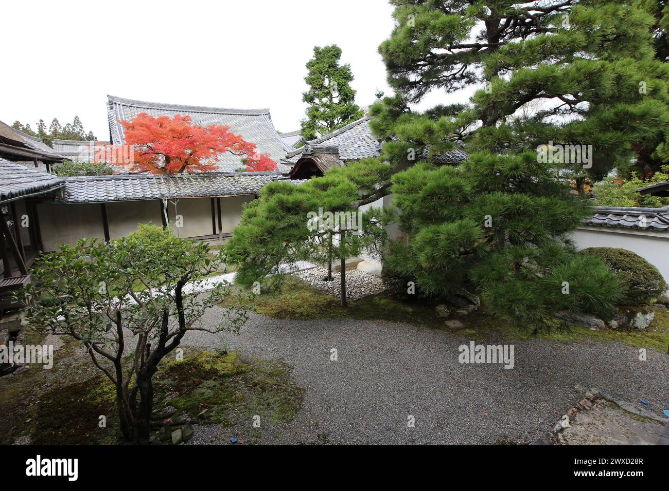 Inside of Daigoji Temple Sanbo-in in Kyoto, Japan Stock Photo - Alamy