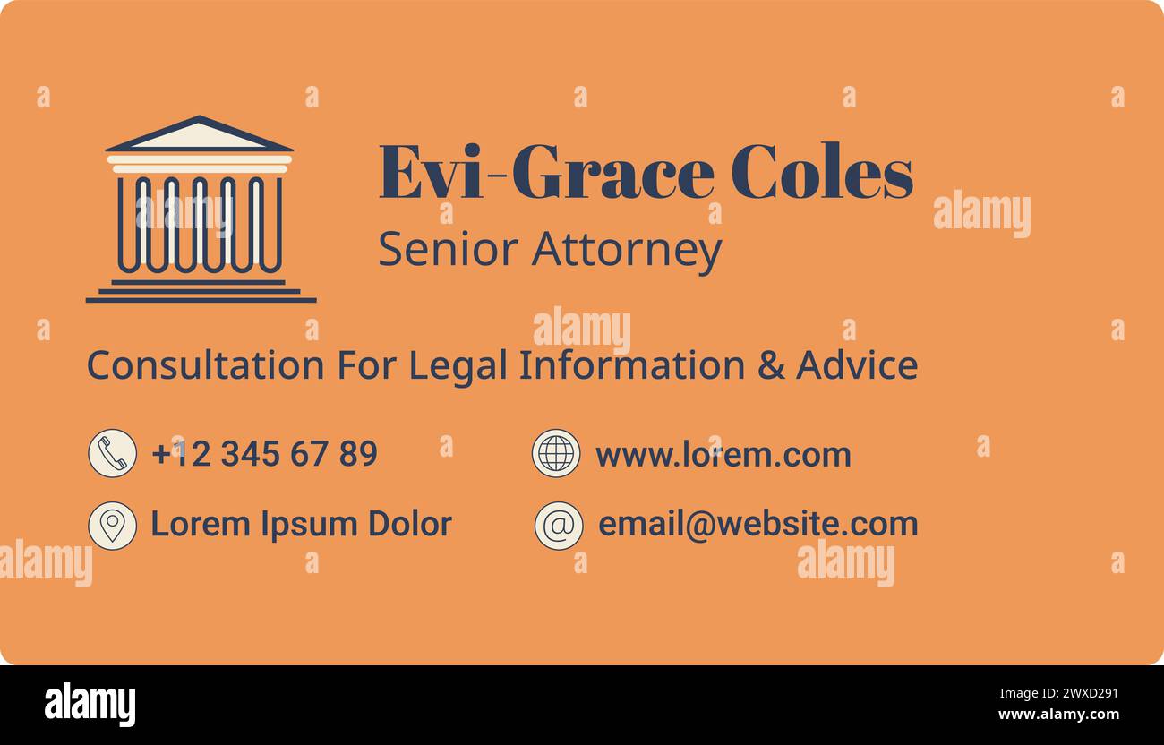 Fair business card design Stock Vector Images - Alamy