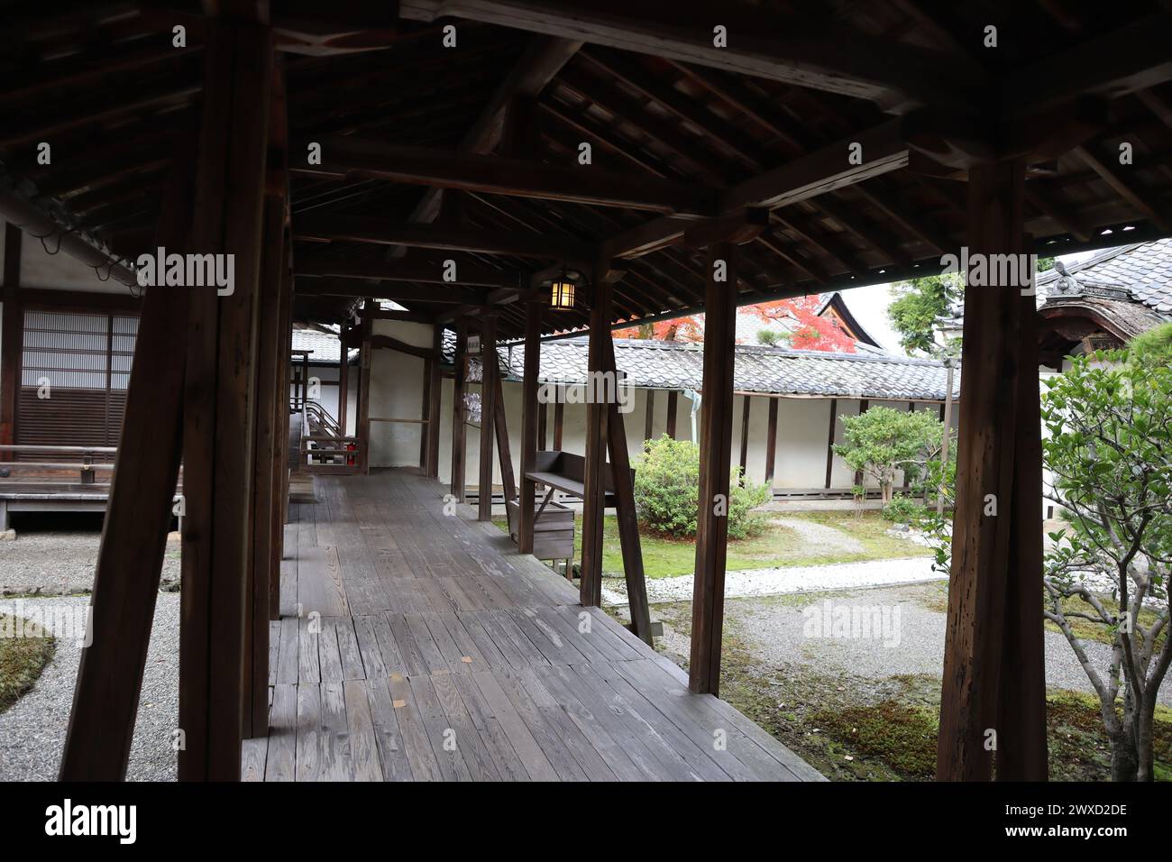 Inside of Daigoji Temple Sanbo-in in Kyoto, Japan Stock Photo - Alamy