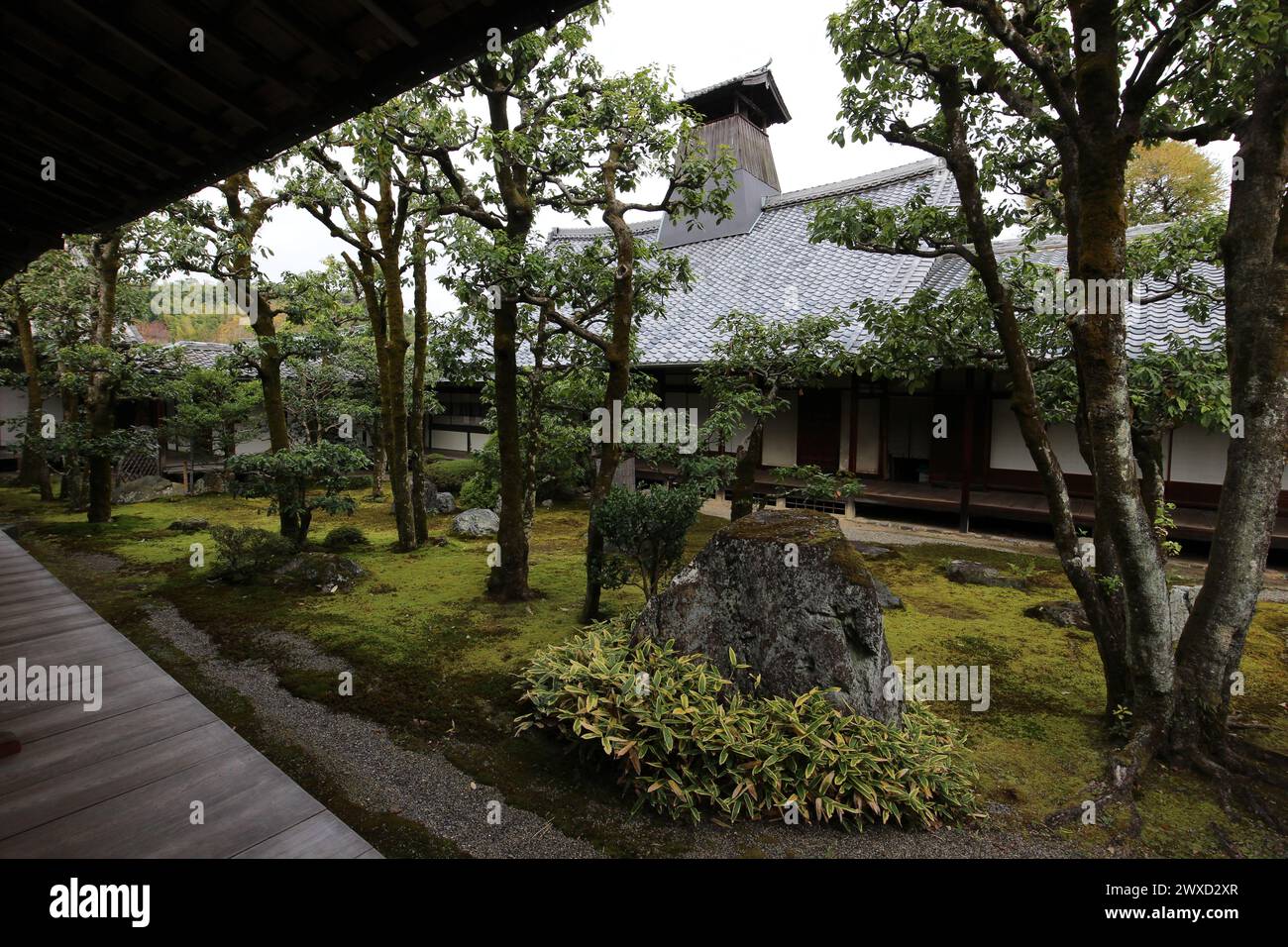 Inside of Daigoji Temple Sanbo-in in Kyoto, Japan Stock Photo - Alamy