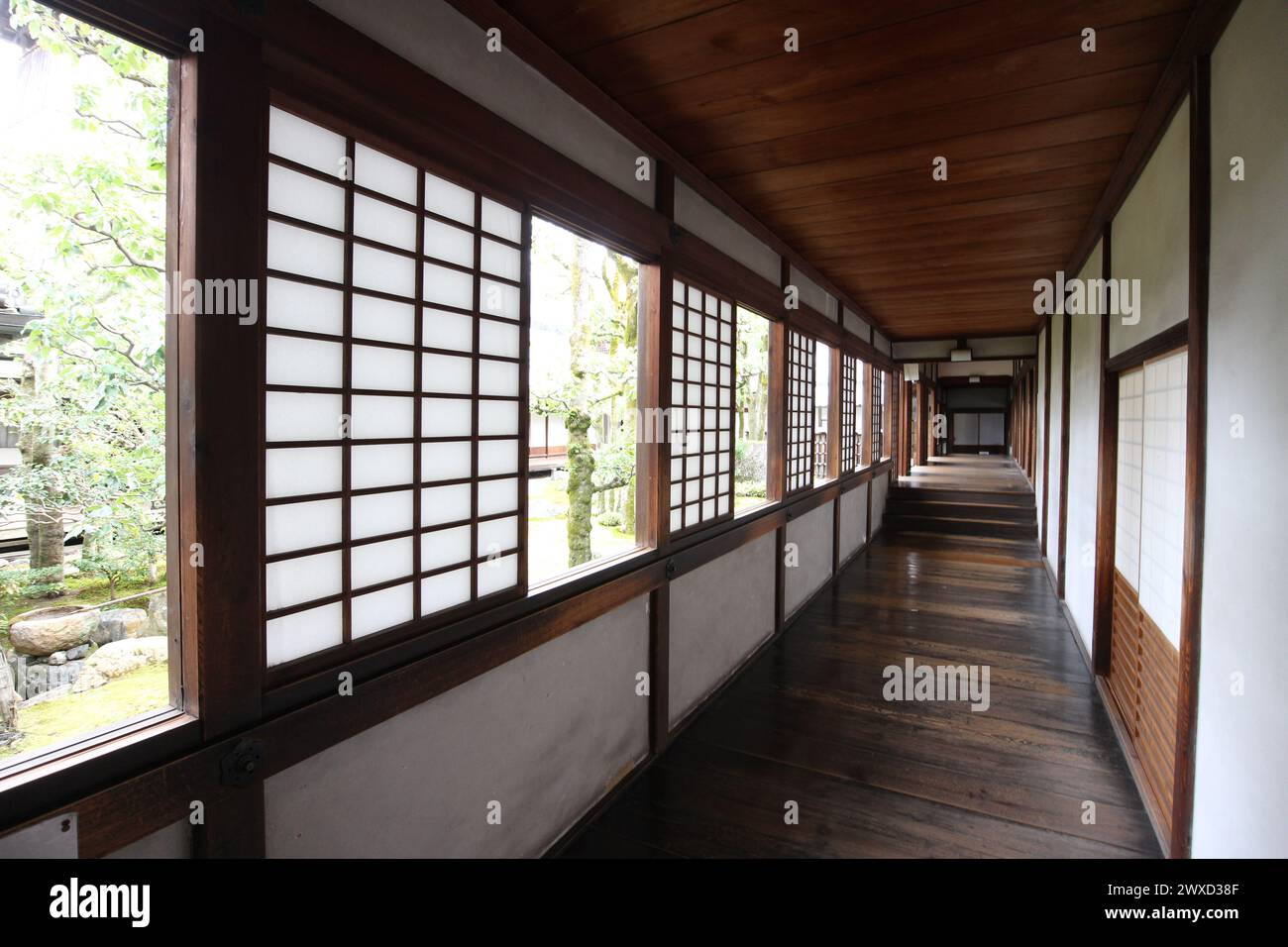 Inside of Daigoji Temple Sanbo-in in Kyoto, Japan Stock Photo - Alamy