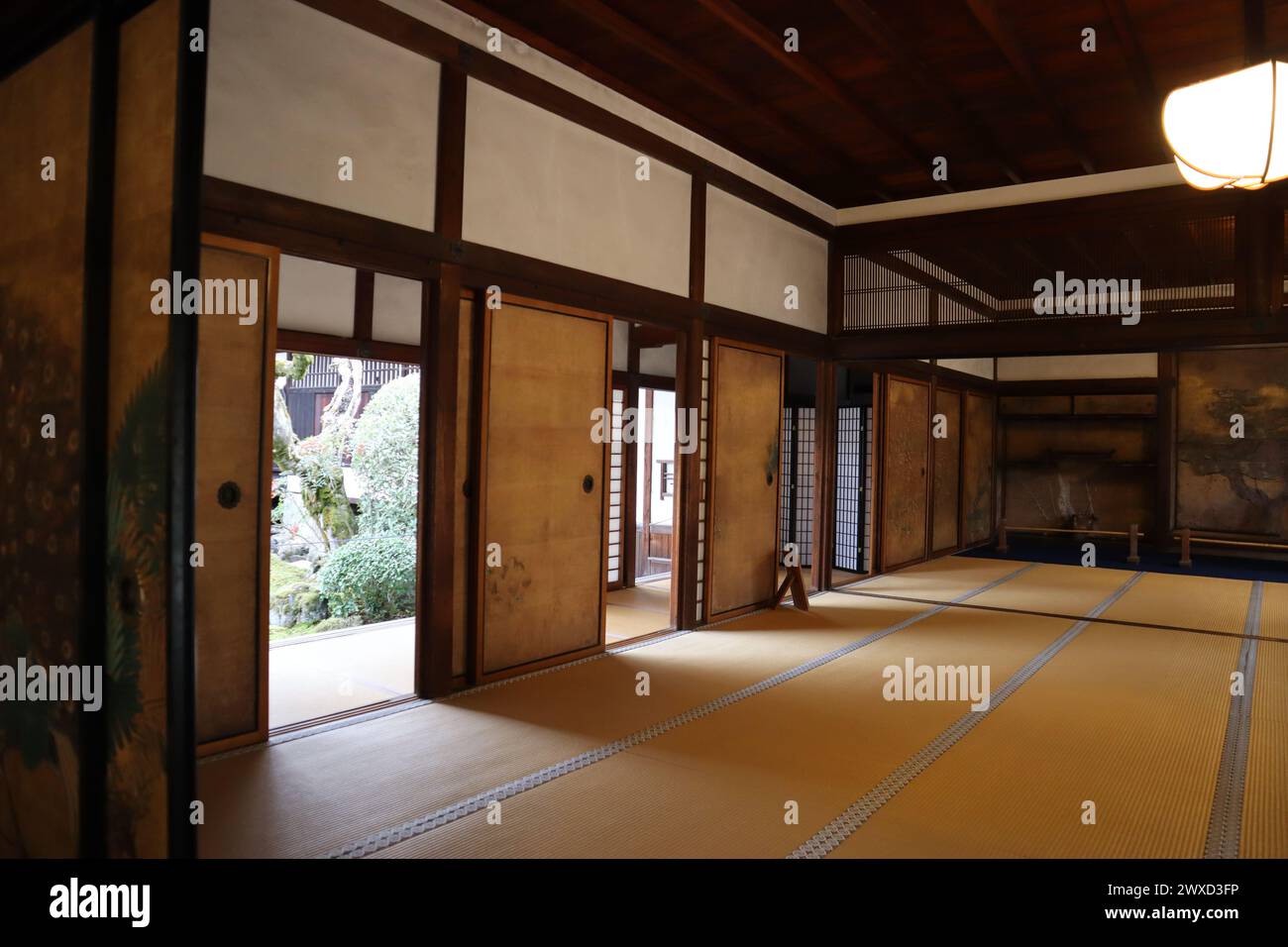 Inside of Daigoji Temple Sanbo-in in Kyoto, Japan Stock Photo - Alamy