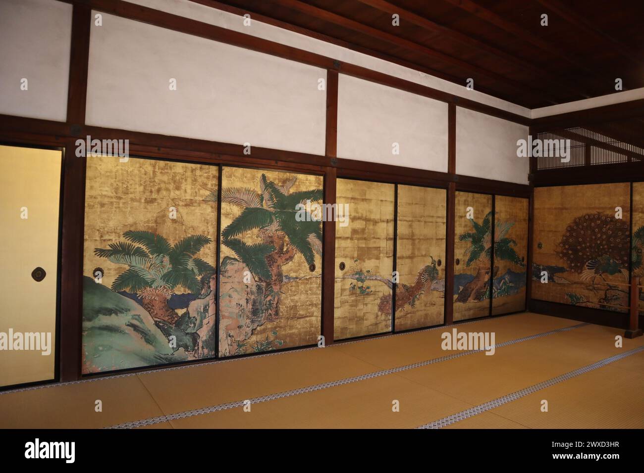 Inside of Daigoji Temple Sanbo-in in Kyoto, Japan Stock Photo - Alamy