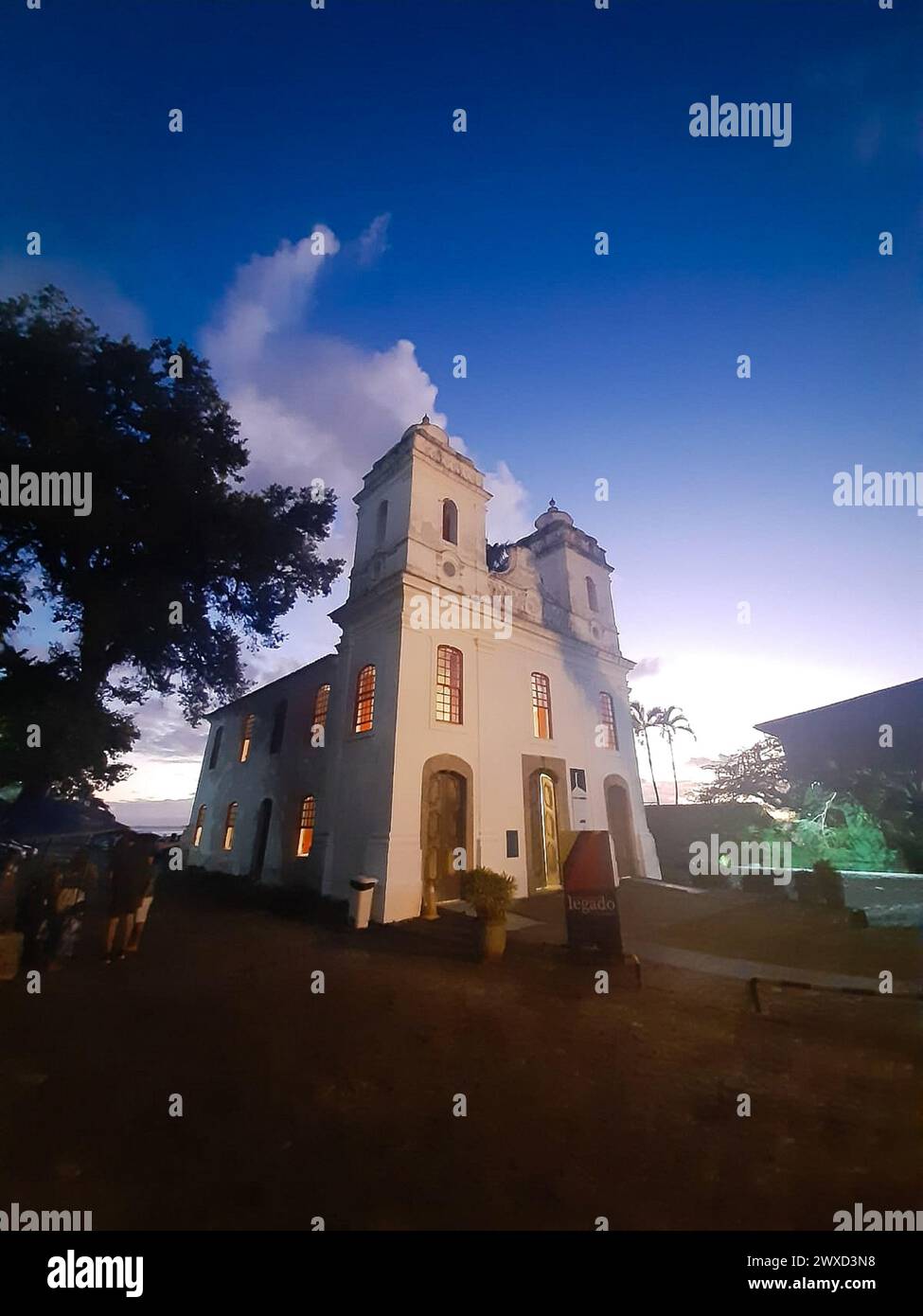 Environments of a real church in Brazil Stock Photo - Alamy