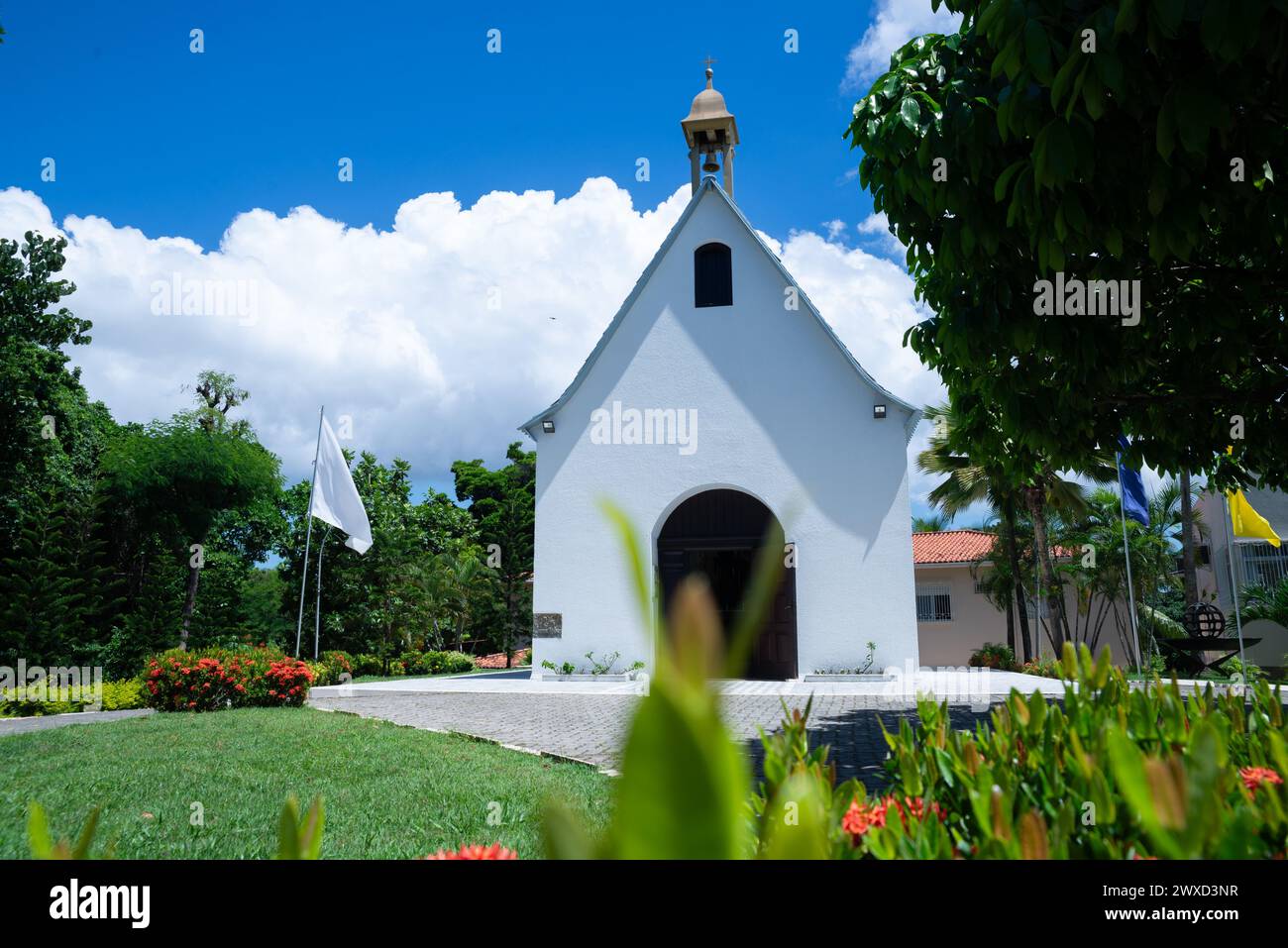 Environments of a real church in Brazil Stock Photo - Alamy