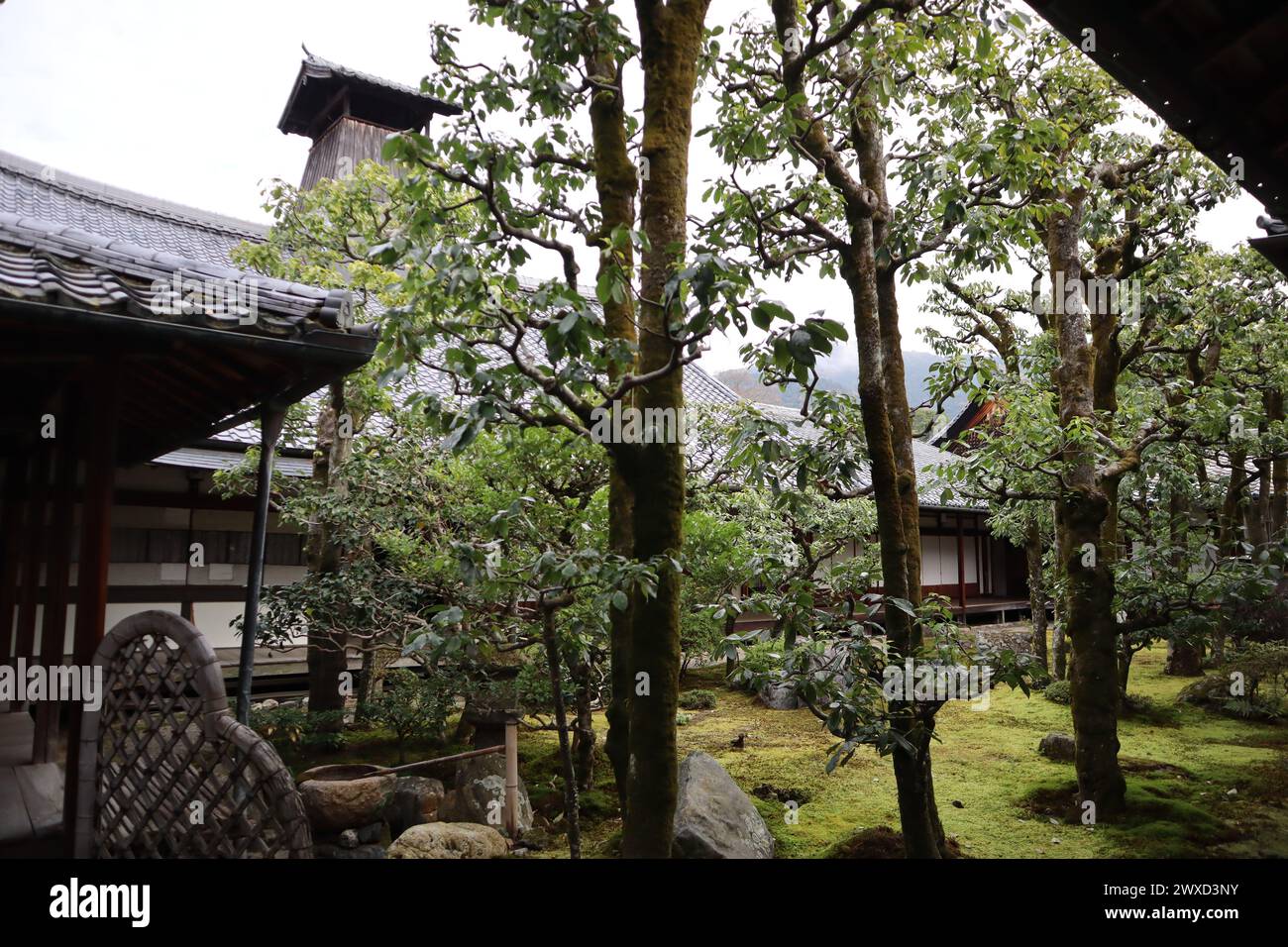 Inside of Daigoji Temple Sanbo-in in Kyoto, Japan Stock Photo - Alamy