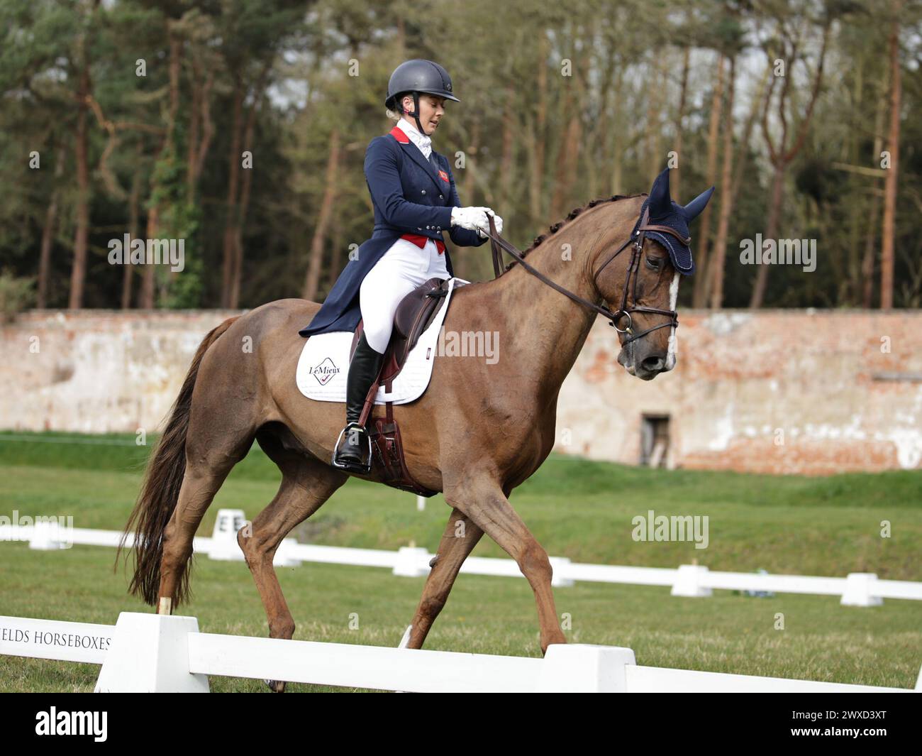Yasmin Ingham of the United Kingdom with Banzai Du Loir during CCI4*-S ...