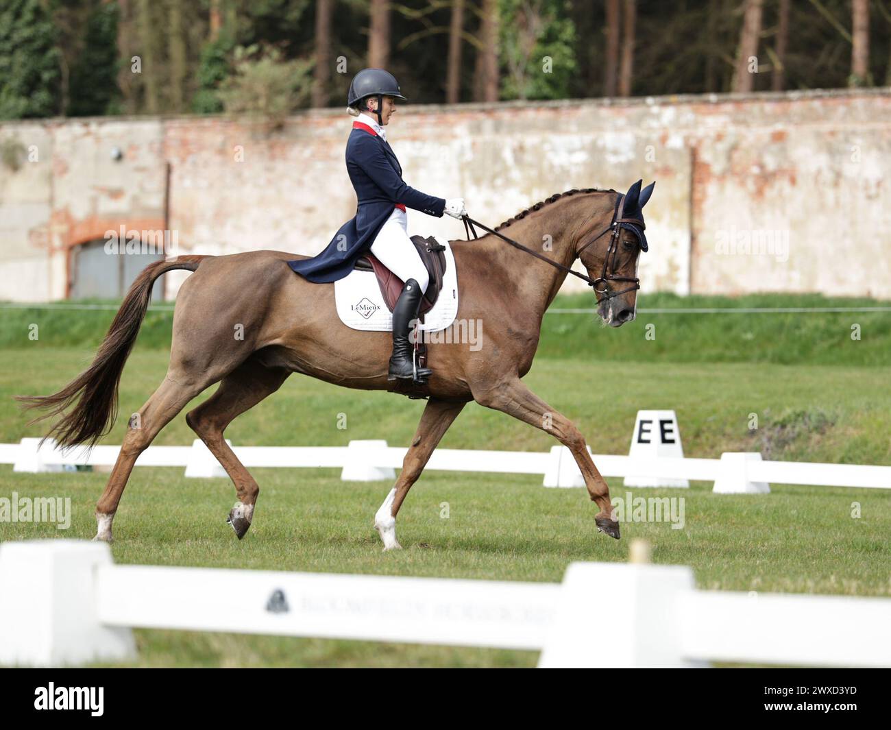 Yasmin Ingham of the United Kingdom with Banzai Du Loir during CCI4*-S ...