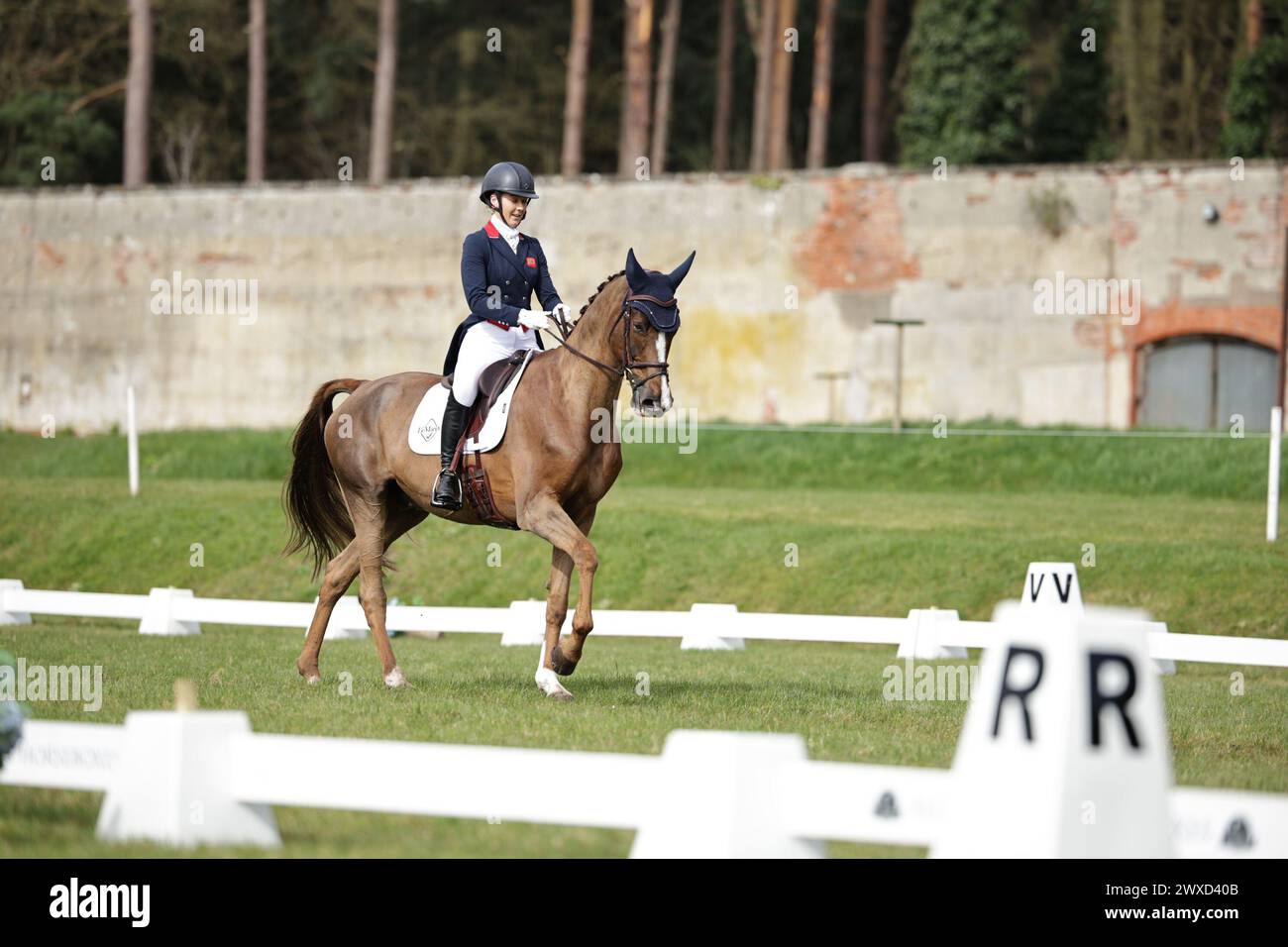 Yasmin Ingham of the United Kingdom with Banzai Du Loir during CCI4*-S ...