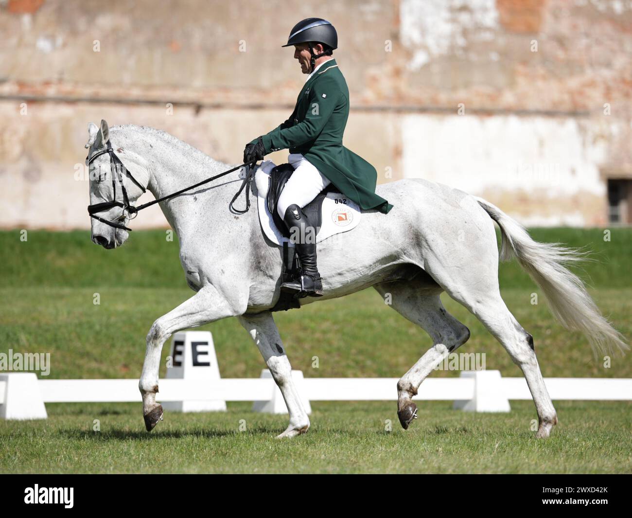 Austin O'Connor of Ireland with Colorado Blue during CCI4*-S Grantham ...