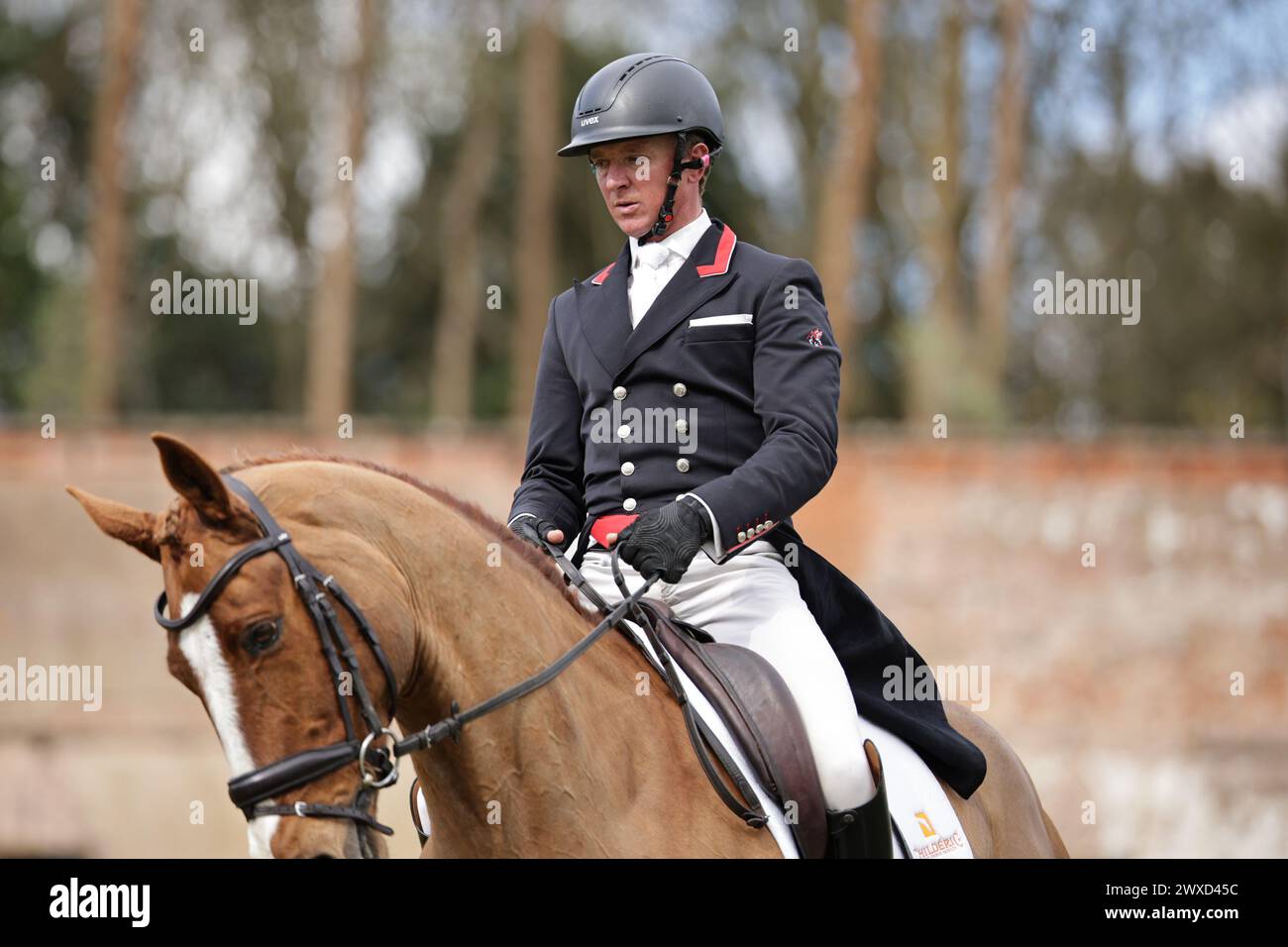 Hayden Hankey of the United Kingdom with Fools In Love during CCI4*-S ...