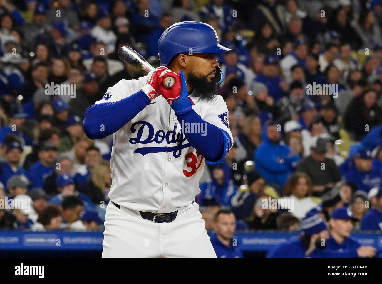 Los Angeles, United States. 29th Mar, 2024. Los Angeles Dodgers right ...