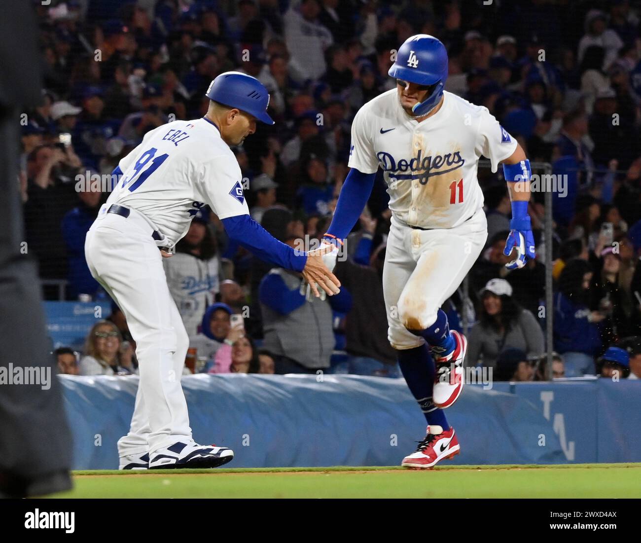 Los Angeles, United States. 29th Mar, 2024. Los Angeles Dodgers ...