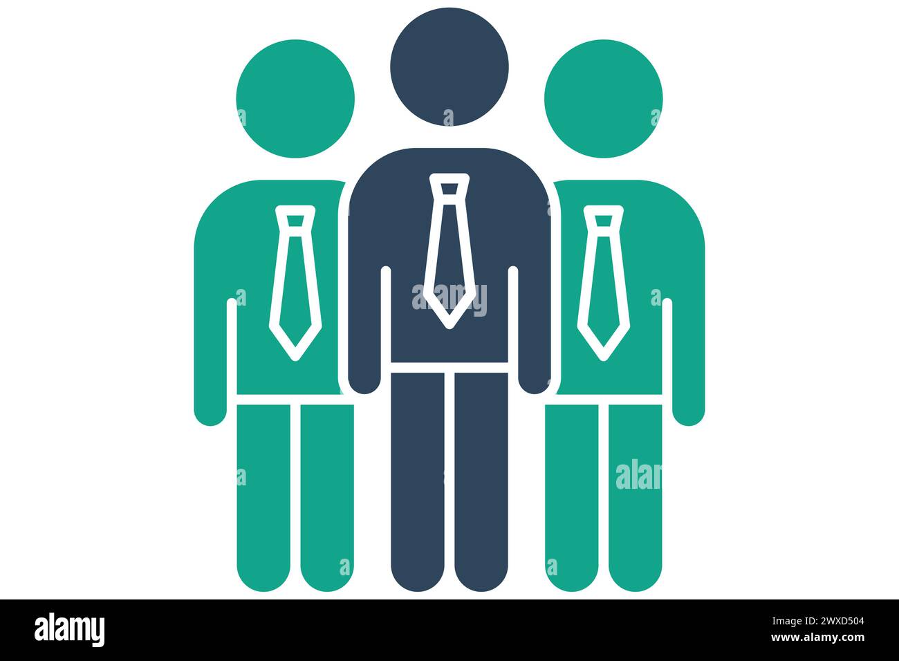 team icon. people wear ties. icon related to action plan, business ... team icon. people wear ties. icon related to action plan, business ...
