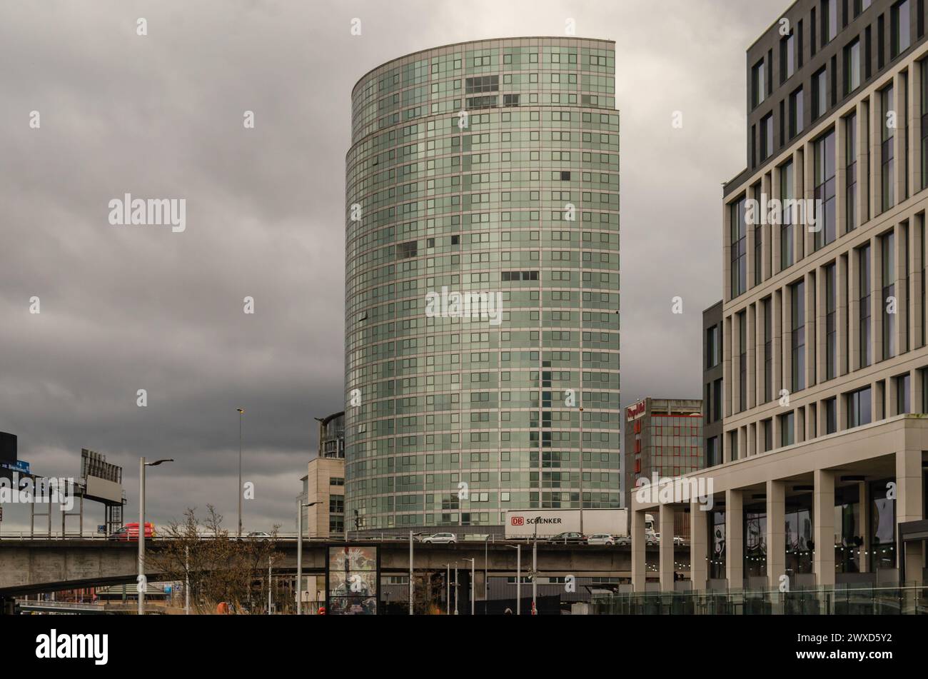Belfast County Antrim Northern Ireland March 12 2024 -The Obel Tower ...