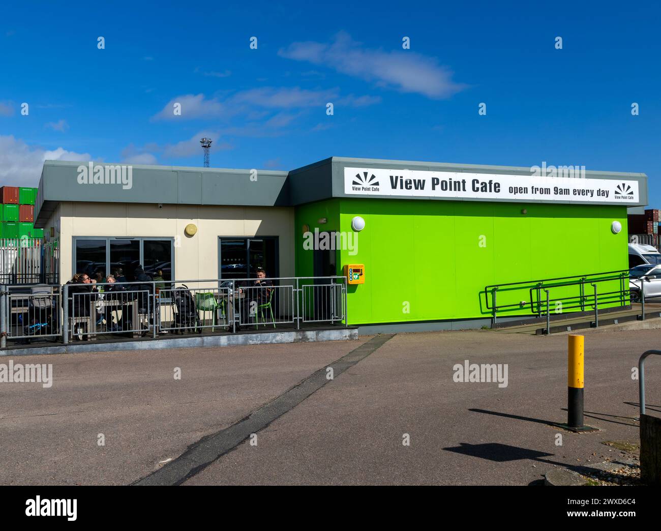 Port of felixstowe cafe hi-res stock photography and images - Alamy