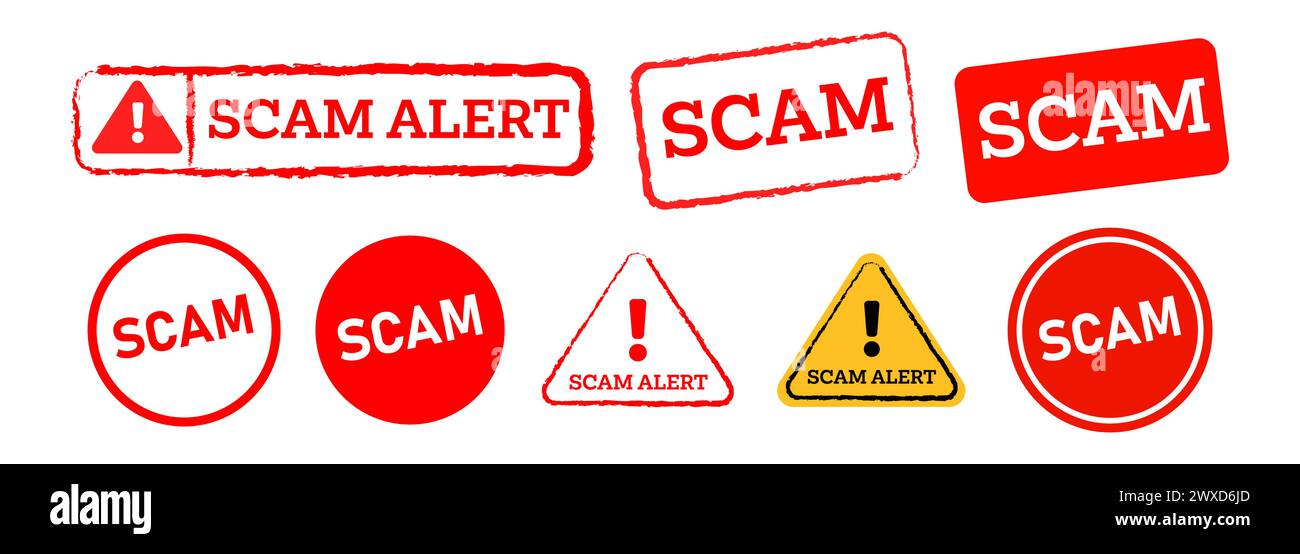 Beware label sign round Cut Out Stock Images & Pictures - Alamy