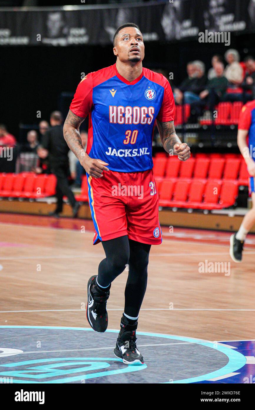 Den Bosch, Netherlands. 29th Mar, 2024. DEN BOSCH, NETHERLANDS - MARCH 29: Sherron Dorsey-Walker ...