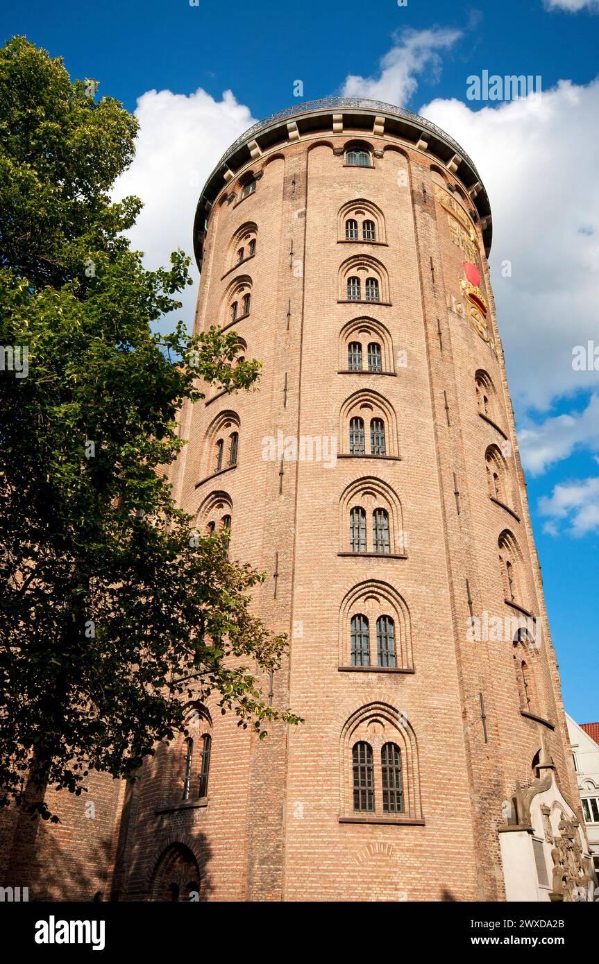 The Round Tower (Rundetarn) in Copenhagen, Denmark Stock Photo - Alamy