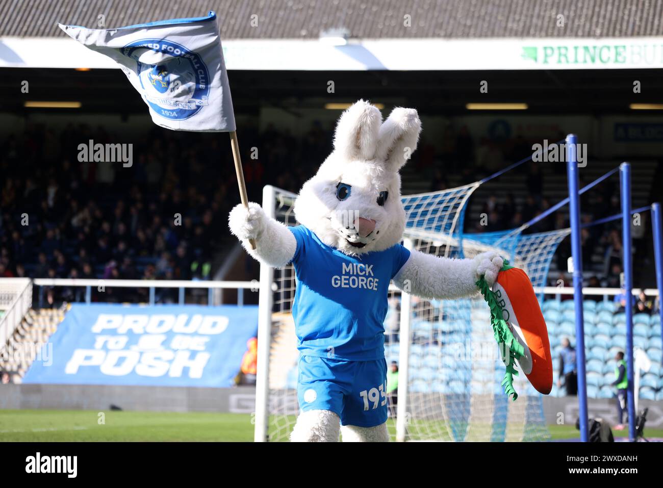 Peterborough united mascot hi-res stock photography and images - Alamy