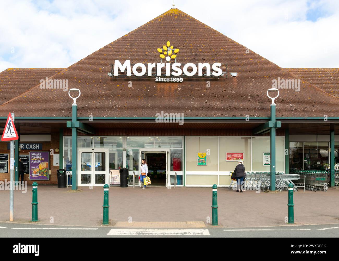 Morrisons superstore supermarket shop store, Felixstowe, Suffolk ...