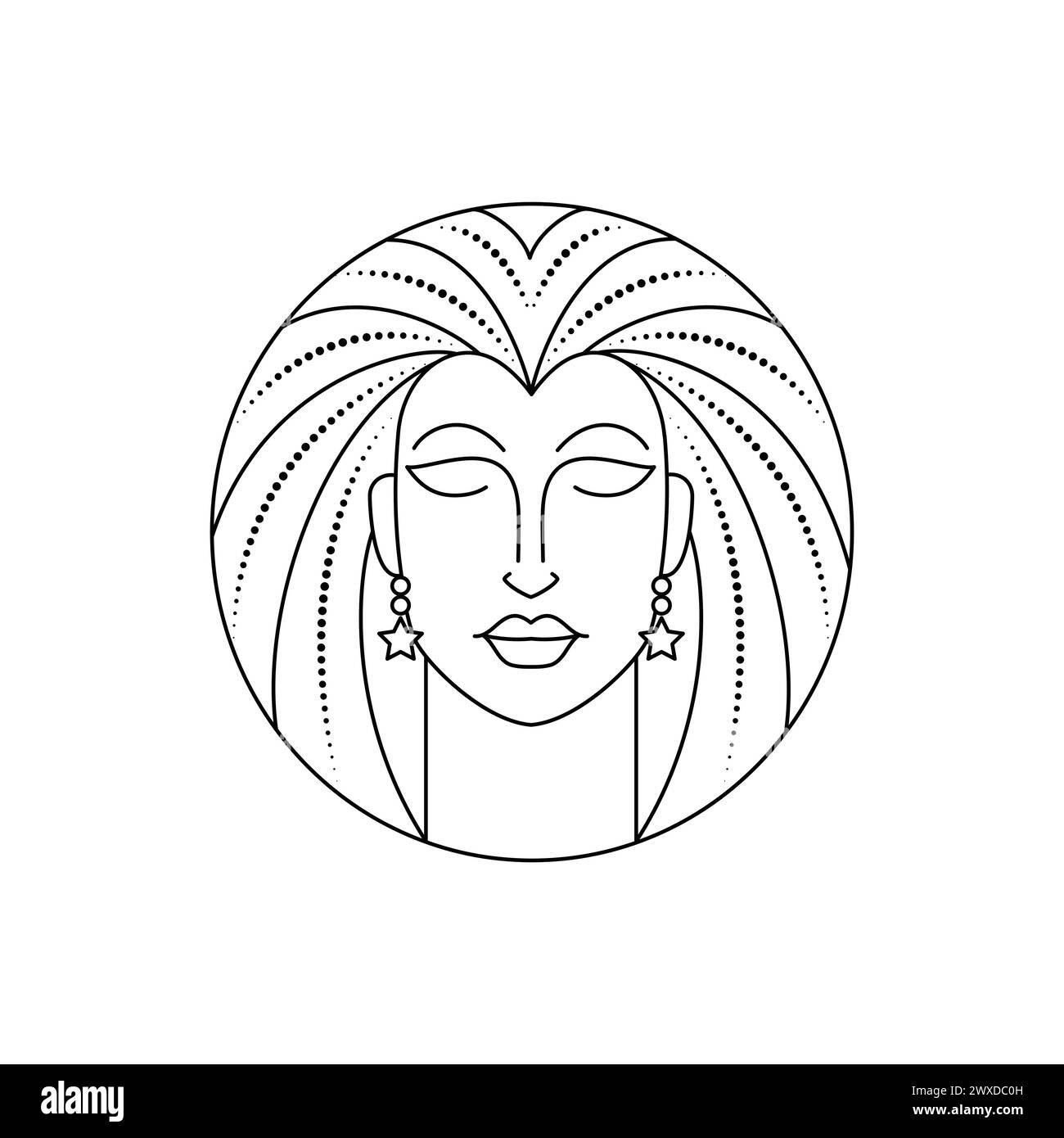 Astrological zodiac sign linear Stock Vector Images - Alamy
