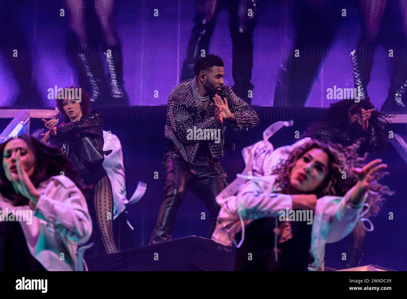 Jason Derulo Nu King Tour 2024 live in der Olympiahalle, München am 26. ...