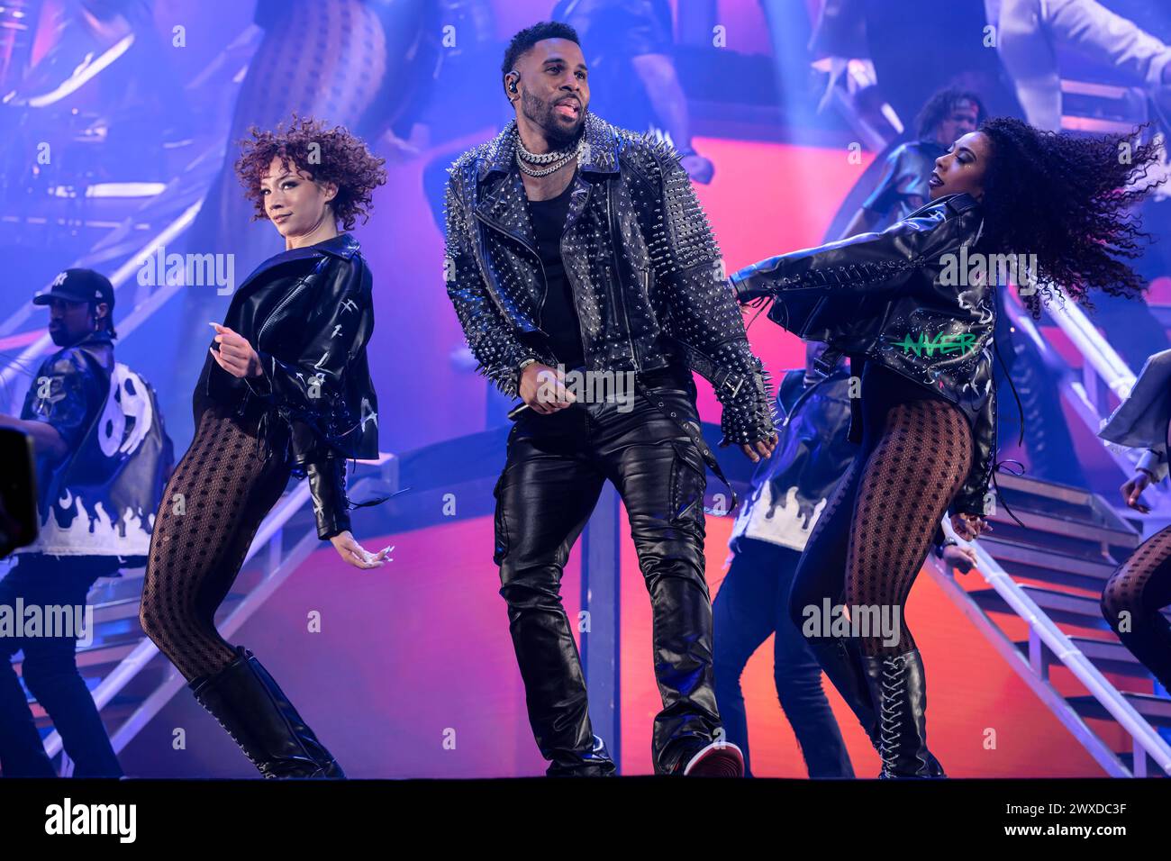 Jason Derulo Nu King Tour 2024 live in der Olympiahalle, München am 26. ...