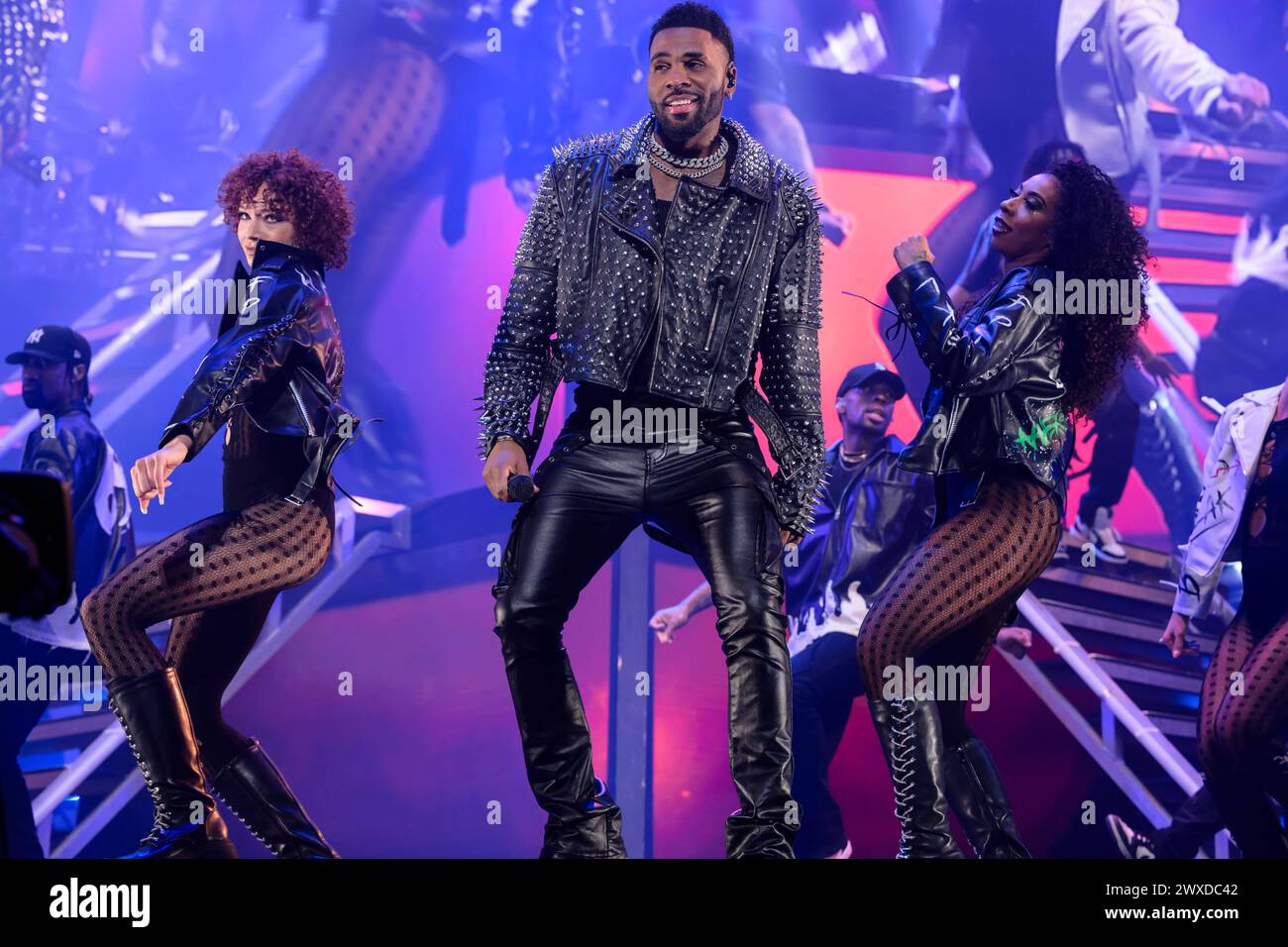 Jason Derulo Nu King Tour 2024 live in der Olympiahalle, München am 26. ...