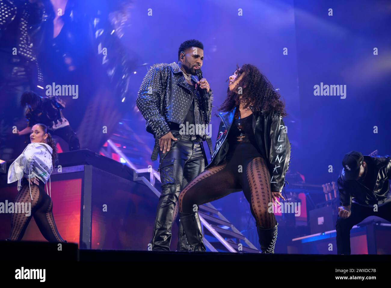 Jason Derulo Nu King Tour 2024 live in der Olympiahalle, München am 26.03.2024 *** Jason Derulo ...