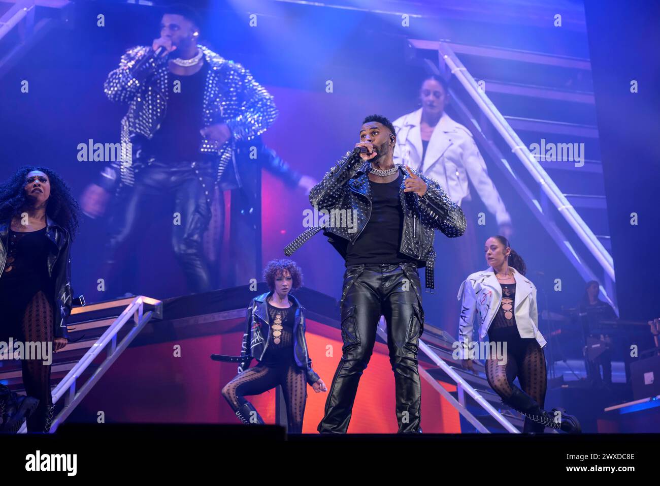 Jason Derulo Nu King Tour 2024 live in der Olympiahalle, München am 26. ...