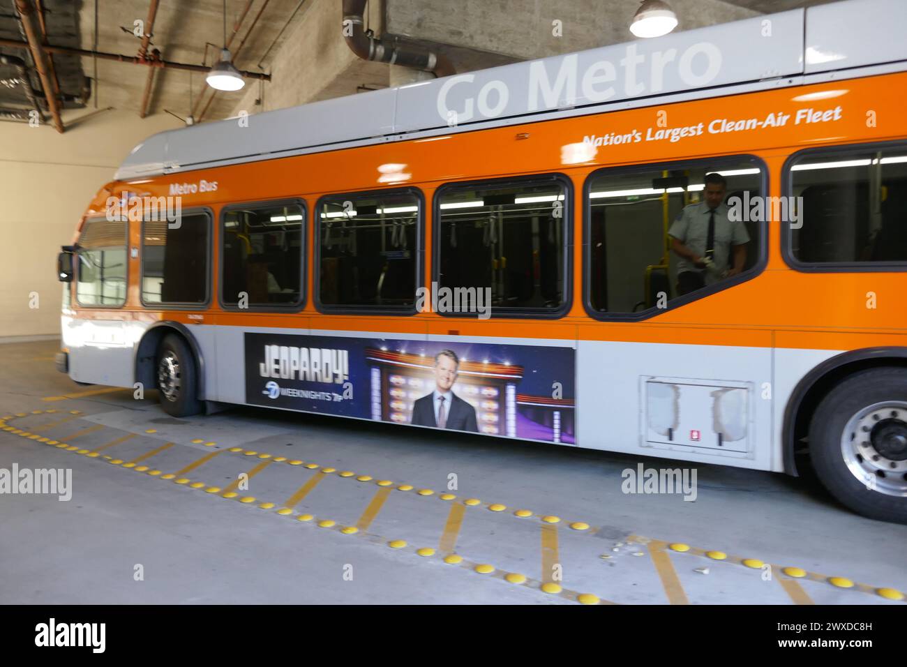 Los Angeles, California, USA 29th March 2024 Ken Jennings Jeopardy Bus ...