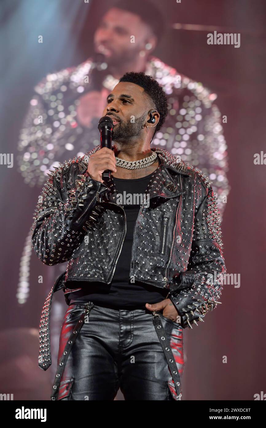 Jason Derulo Nu King Tour 2024 live in der Olympiahalle, München am 26. ...