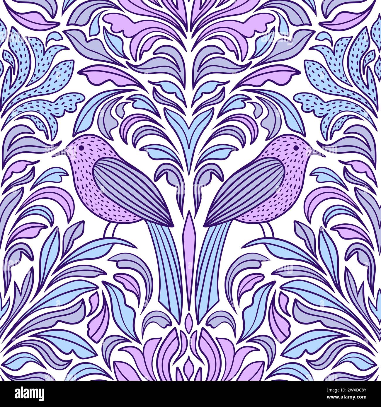 Floral surface pattern Cut Out Stock Images & Pictures - Alamy