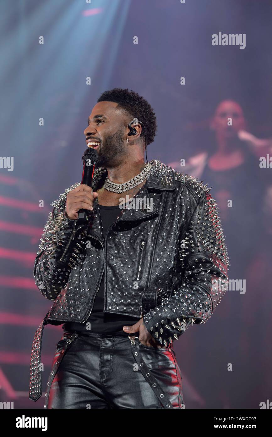 Jason Derulo Nu King Tour 2024 live in der Olympiahalle, München am 26. ...